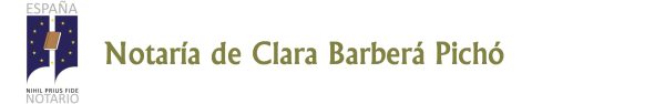 Notaría Clara Barberá Pichó en Valencia - Notaría Valencia